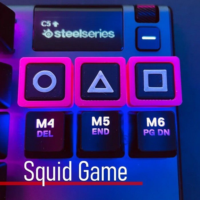 Artisan SQUID GAME Mechanical Keyboard Keycaps OEM Cherry | Shopee Malaysia