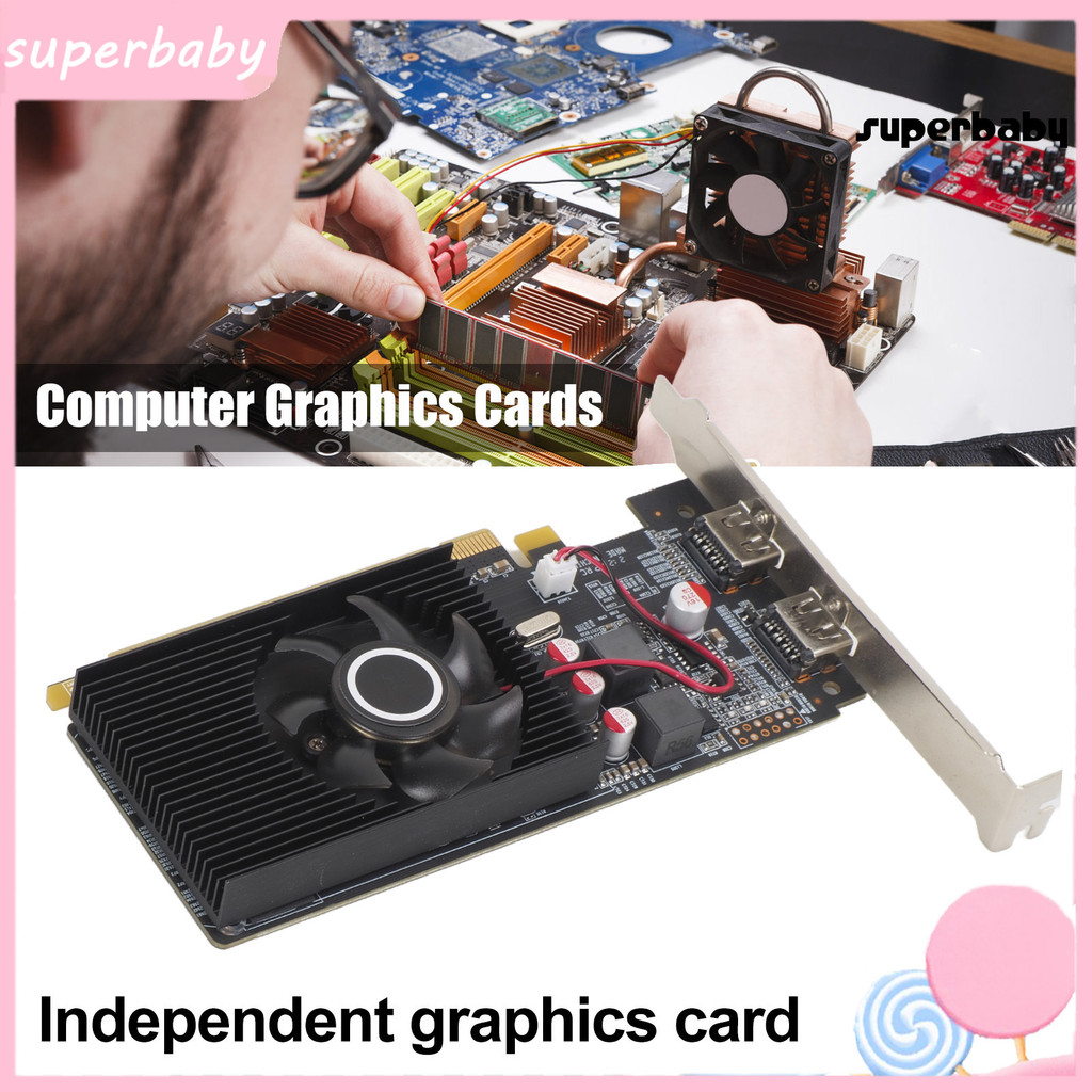 [superbaby.]HD6570 2GB Graphics Card 64-Bit PEC-E DDR3 Video Card DVI ...