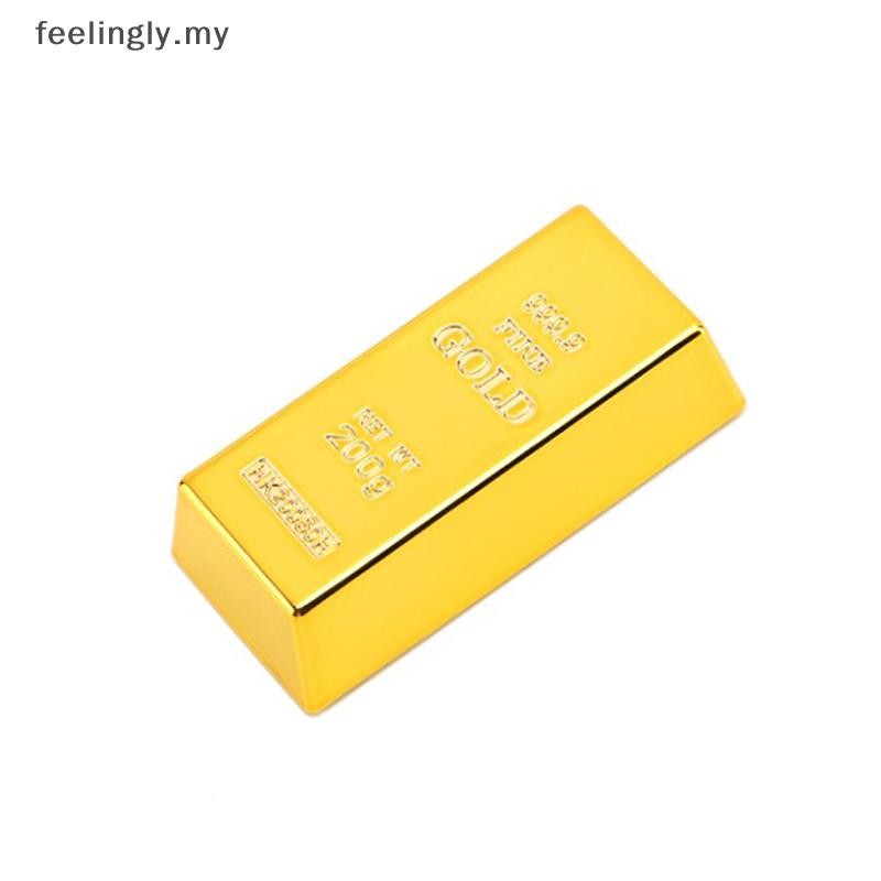 [TOP] Plastic Fake Gold Bullion Simulated Golden Brick Fake Glittering ...