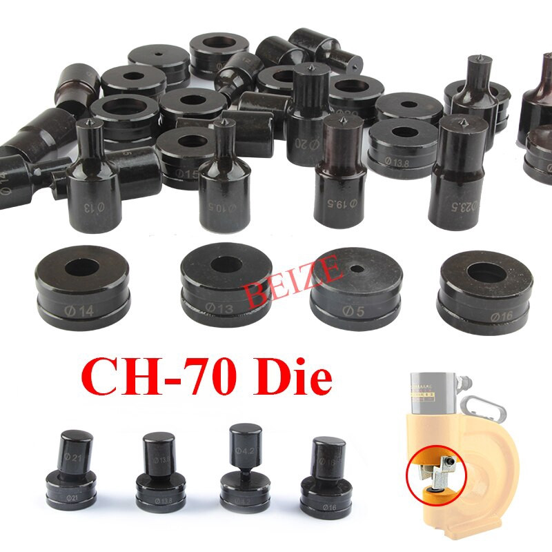 Ready Stock Hydraulic Punching Mould CH-70 Circular Hole Hydraulic Punching Dies Manual Punch ...