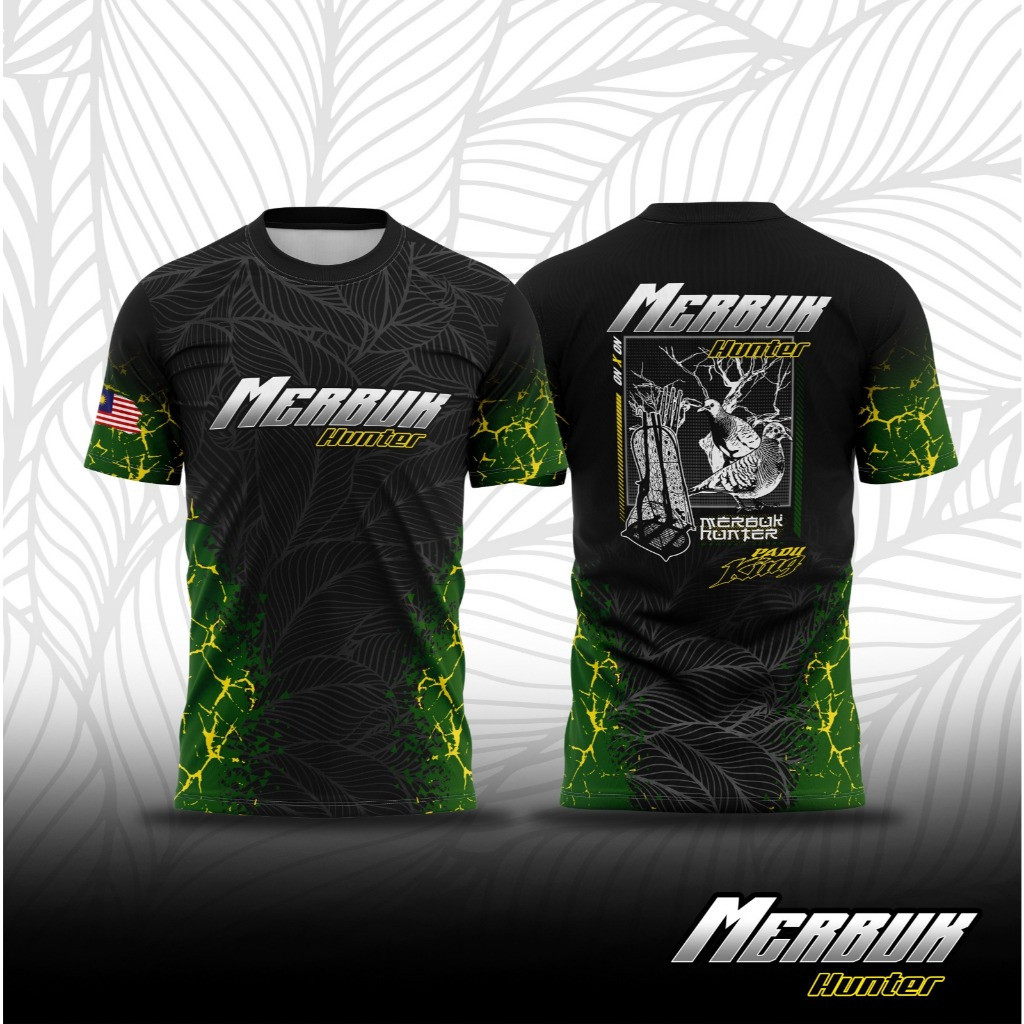 Merbuk Hunter Padu King Merbuk King On X On Sublimation T-Shirt ...