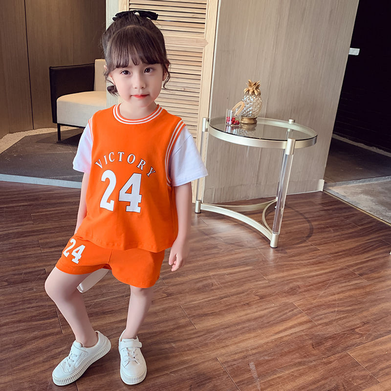 95% Praise Rate Girls Suit Jersey Loose Baby Clothes Children Shorts ...