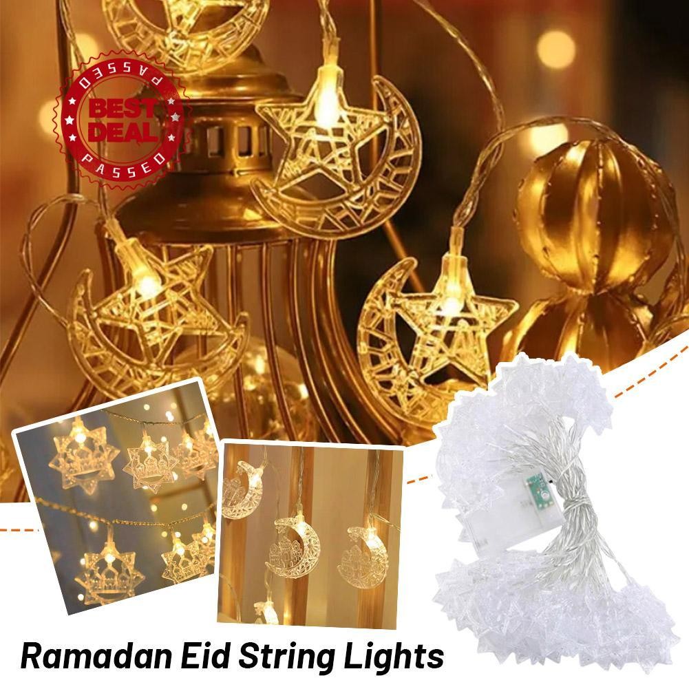 Eid Mubarak Led String Lights Ramadan Decoration For Home Islamic ...