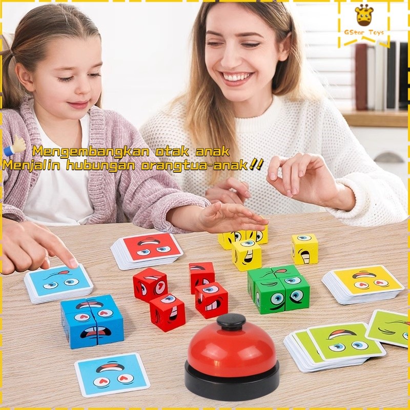 【Gstar】Face Changing Rubik'S Cube Puzzle Toy / Puzzle Dexterity Facial ...