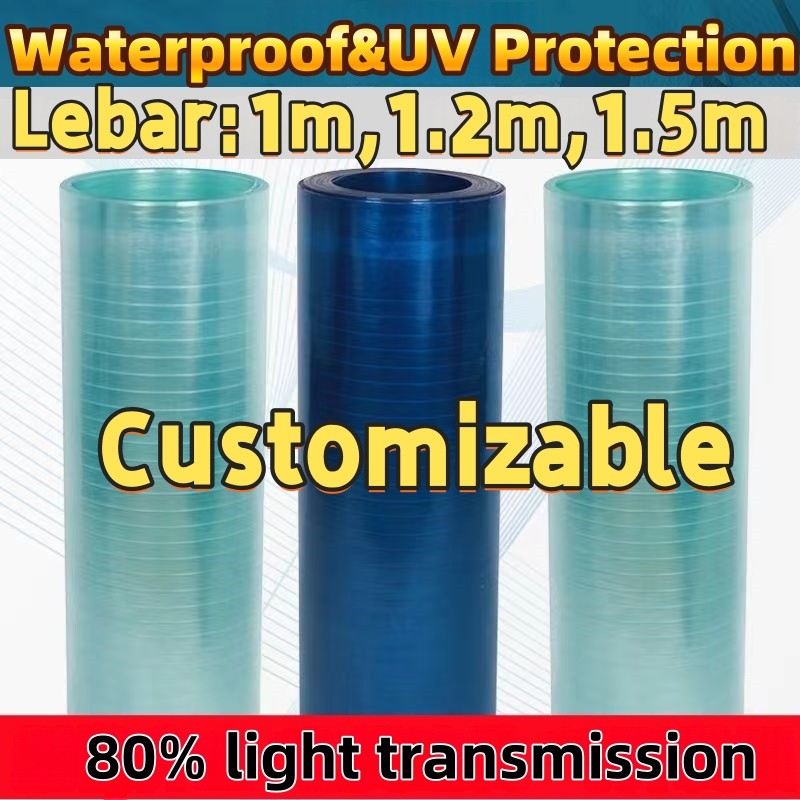 FLAT TRANSPARENT ROOF/atap awning/atap lutsinar/GREENHOUSE TRANSPARENT ...