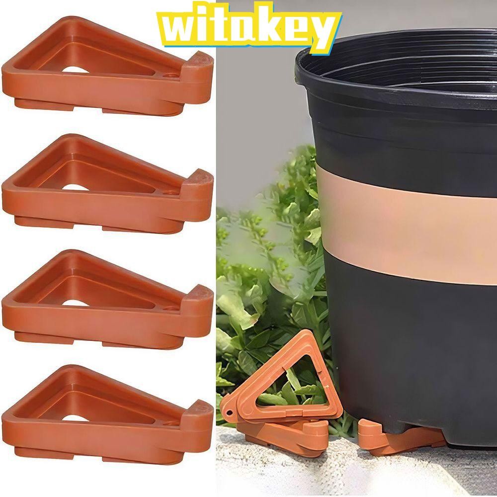 WITAKEY Flower Pot Feet, Display Potted Plant Flower Pot Feet Stand ...