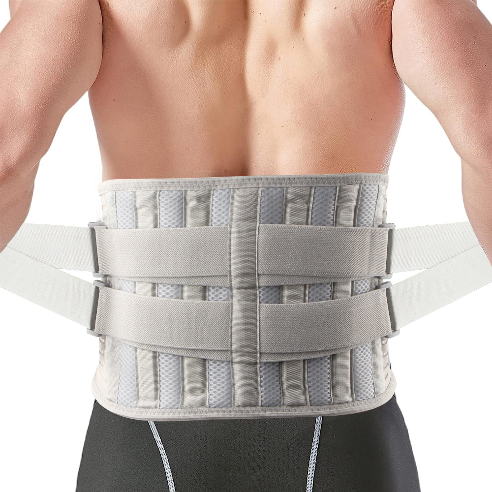 Back Lumbar Support Belt Waist Orthopedic Brace Posture for Men Women ...