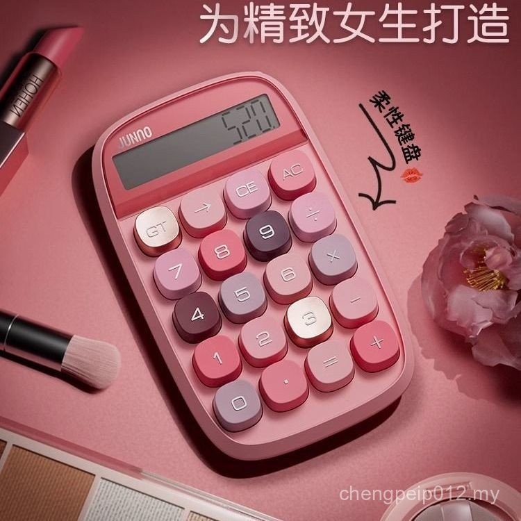 High-value Big Button Calculator Office Computer Goddess Cute Student ...