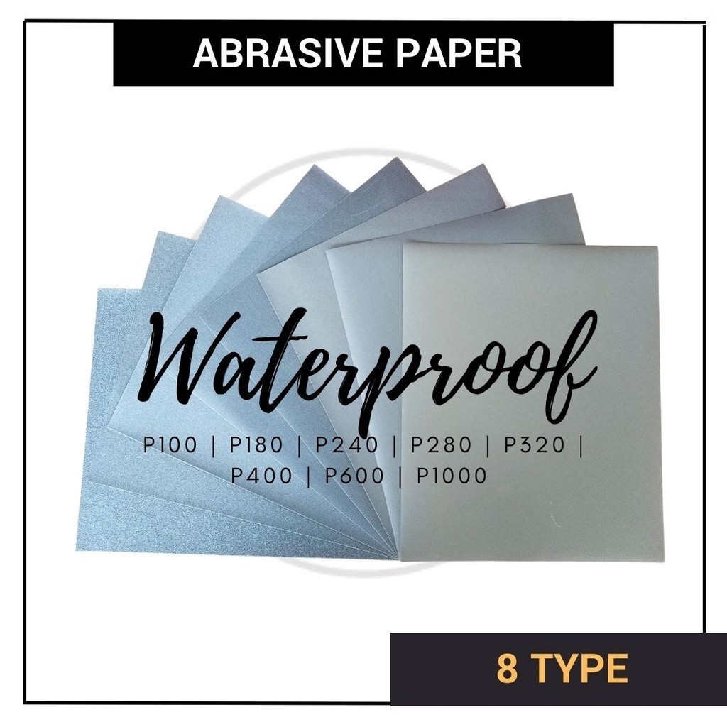 RMC WATERPROOF ABRASIVE PAPER SAND PAPER SANDPAPER Kertas Pasir Gosok ...