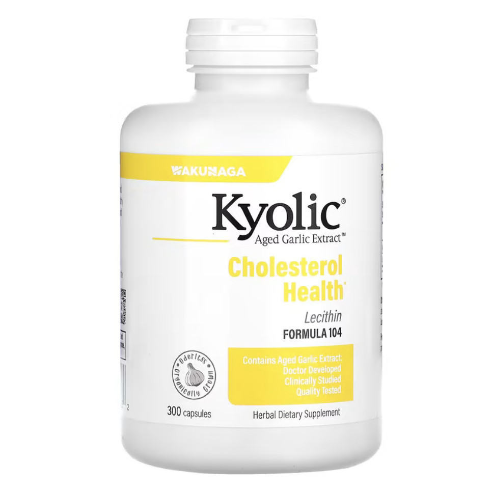Kyolic, Aged Garlic Extract with Lecithin, Cholesterol Formula 104, 300 ...