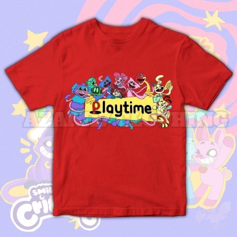 2024Children's T-shirt Poppy Playtime Games Film Smiling Critters FREE ...