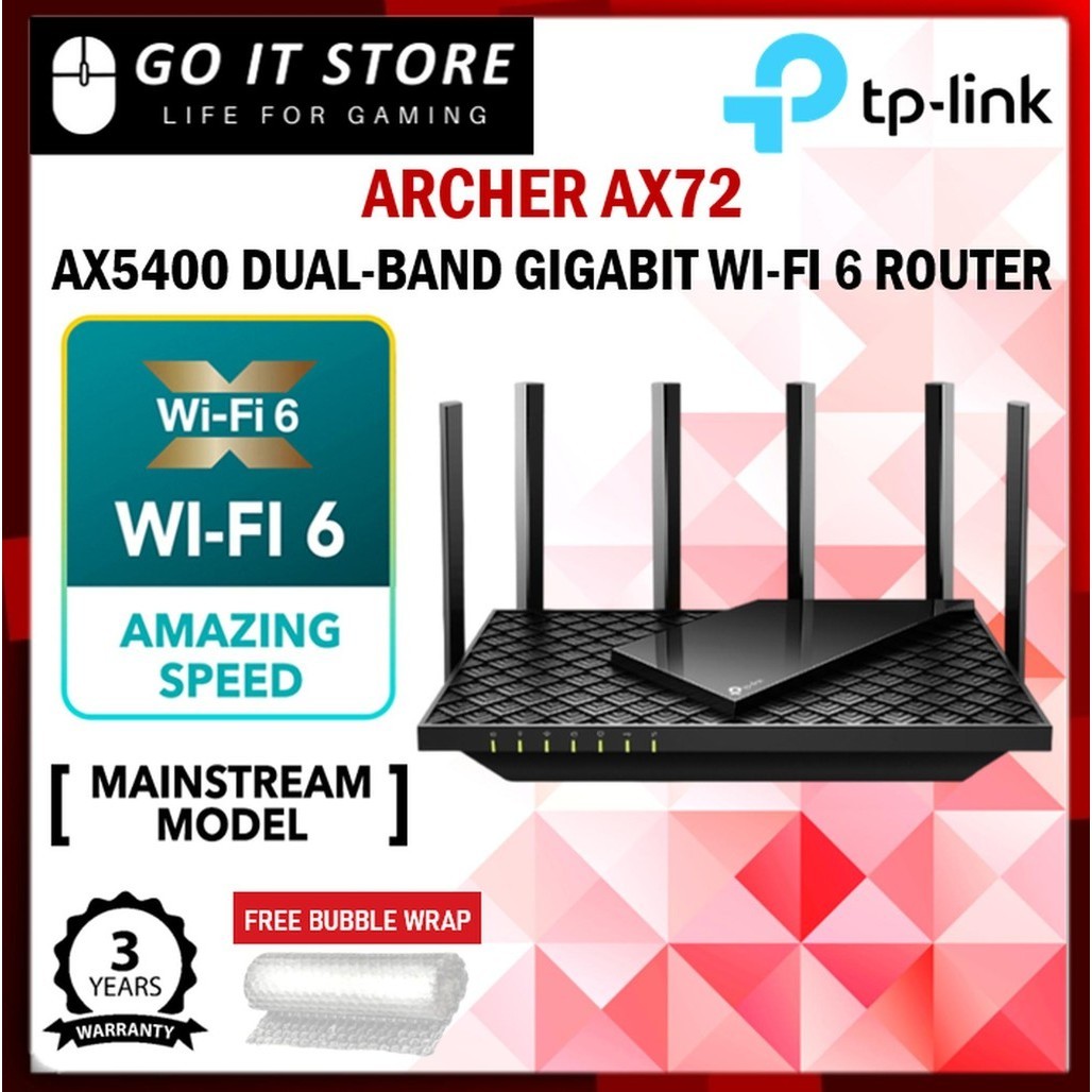 TP-Link Router Archer AX72 / Archer AX72 PRO / Archer AX73 AX5400 Dual ... TP-Link Router Archer AX72 / Archer AX72 PRO / Archer AX73 AX5400 Dual ...