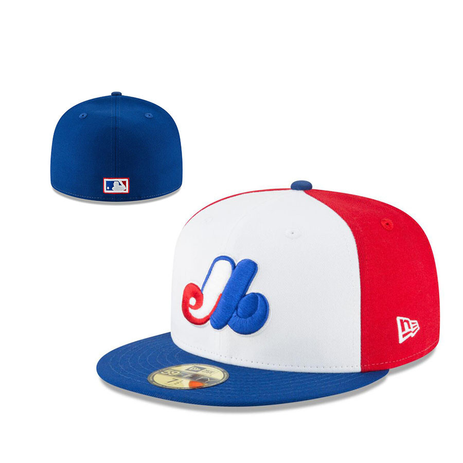 Leisure Sports Non-Adjustable Cap Montreal Exposition Baseball Hat Blue ...
