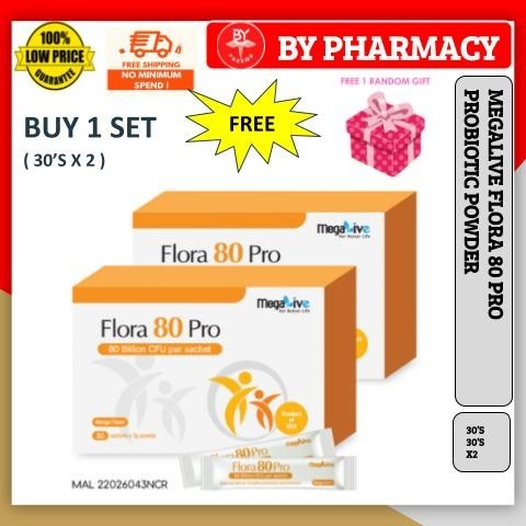 MEGALIVE FLORA 80 PRO (2X30'S) | Shopee Malaysia