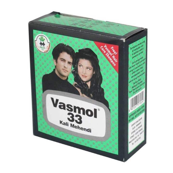 Vasmol 33 Black Hair Dye (6 Sachets x 5g ) | Shopee Malaysia