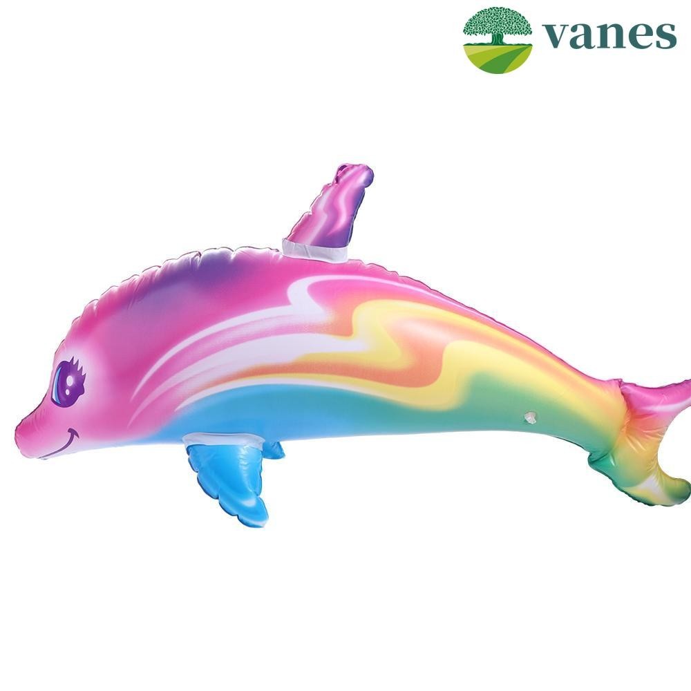 VANES Colorful Inflatable Dolphin, Dolphin Balloons Classic Toys ...