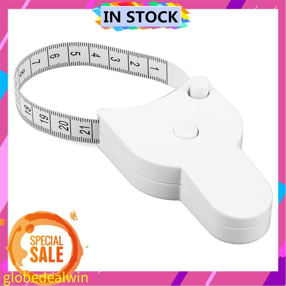 Globedealwin tools Soft Tape Measure Retractable Double Scale Flexible ...