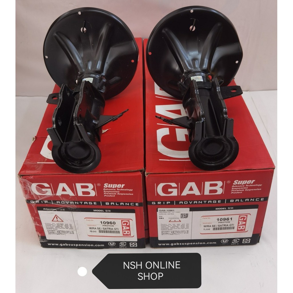 GAB Super Premium Shock Absorber Front For Proton Wira SE 1.3 & 1.5 ...