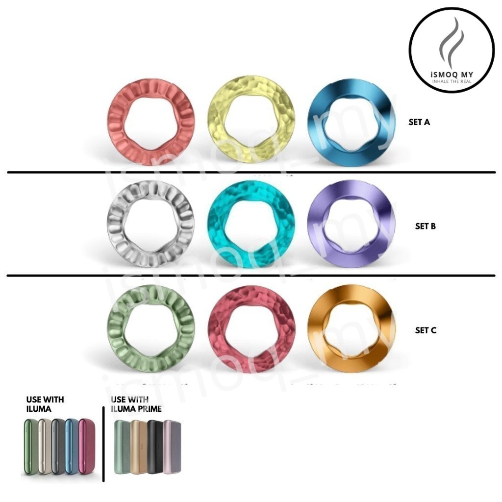 Premium Ring Set For IQOS ILUMA PRIME / ILUMA Accessories | Shopee Malaysia