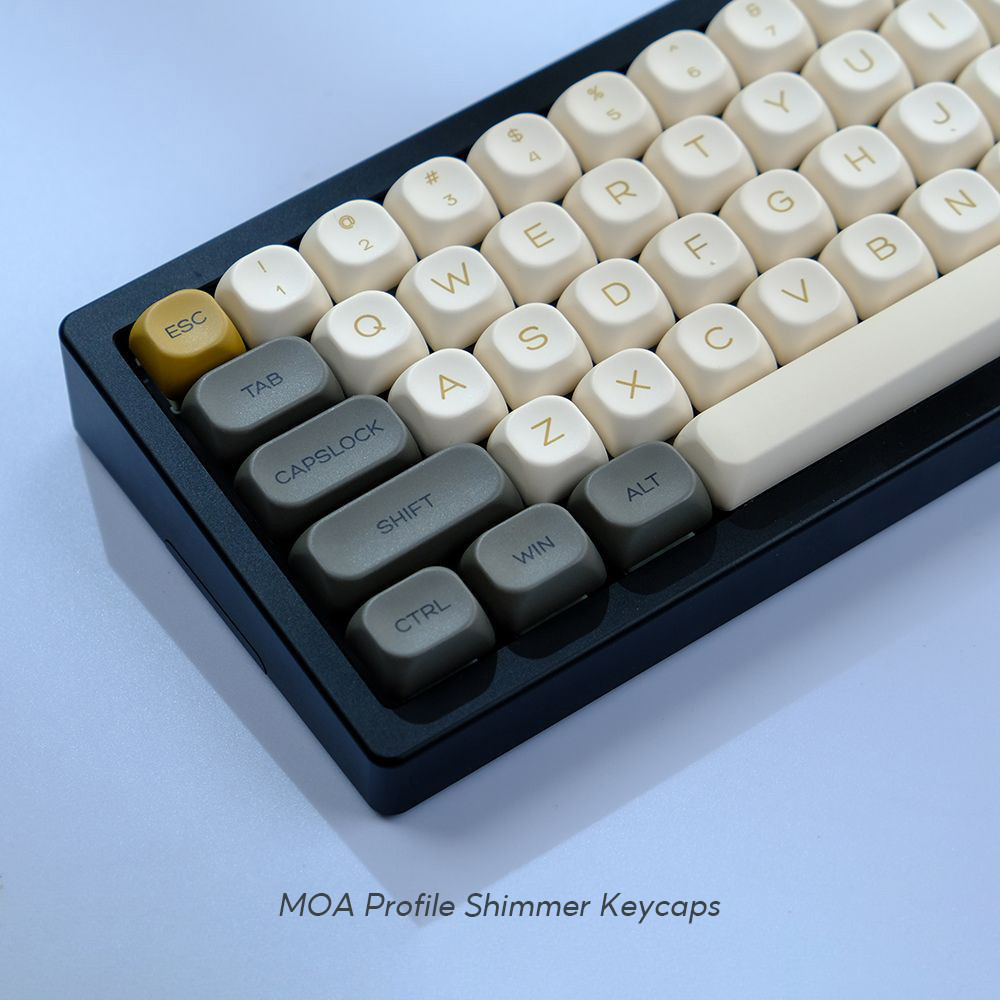 Shimmer Keycaps 140keys/set PBT MOA Profile Custom Keycaps for Gateron ...