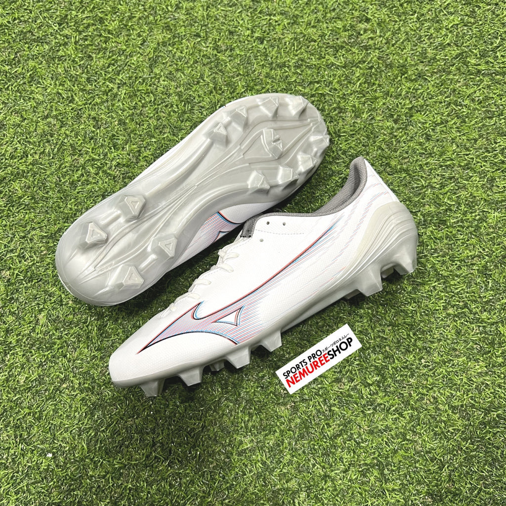 MIZUNO Soccer Shoes ALPHA SELECT (WHITE/IGNITION RED) | Shopee Malaysia