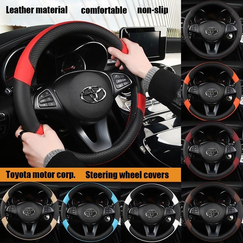 RIO 2021High Quality Model Toyota Steering Wheel Cover Vios Camry Altis ...