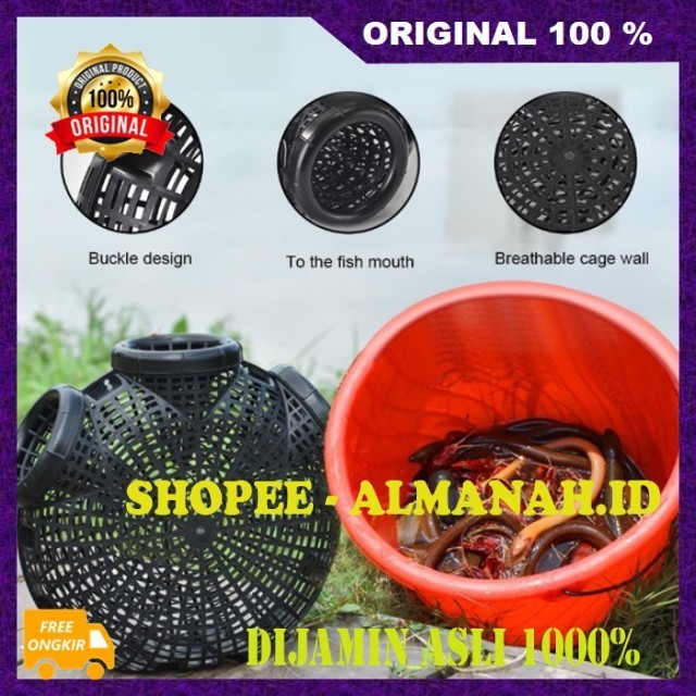 Eel Shrimp Fish Trap Fishing Cage Eel Fish Net Real Fish Trap | Shopee ...
