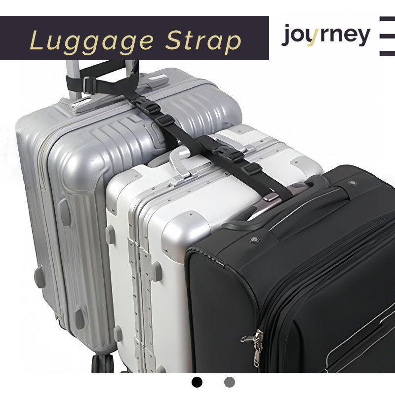 2 Pcs Adjustable Luggage Strap Heavy Duty Adjustable Suitcase Belt ...