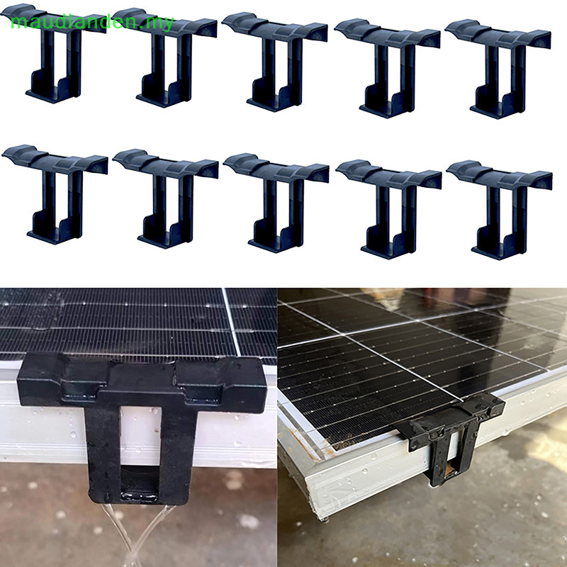 maudlanden 10Pcs 30/35/40MM Photovoltaic Drainage Clip Solar Drainage ...