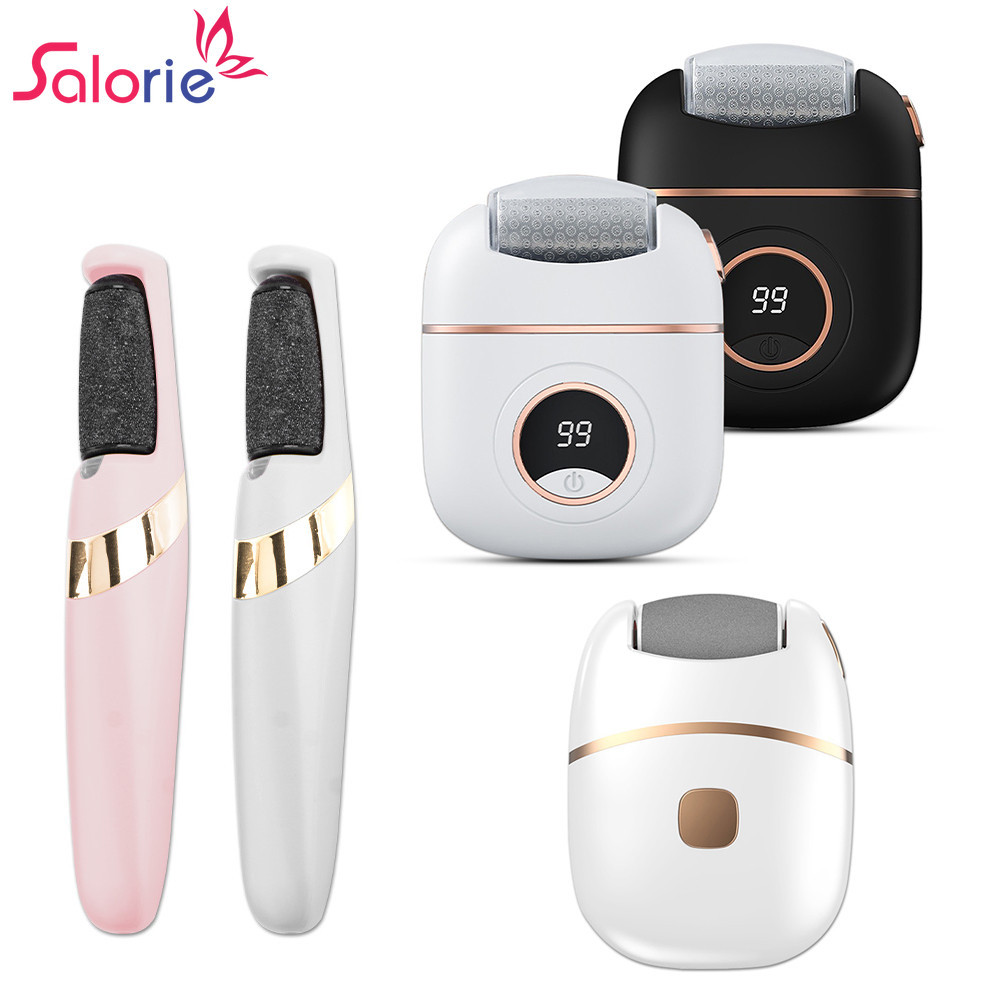 Salorie Foot Grinder & Callus Remover Pedicure Rechargeable Foot Scrub ...