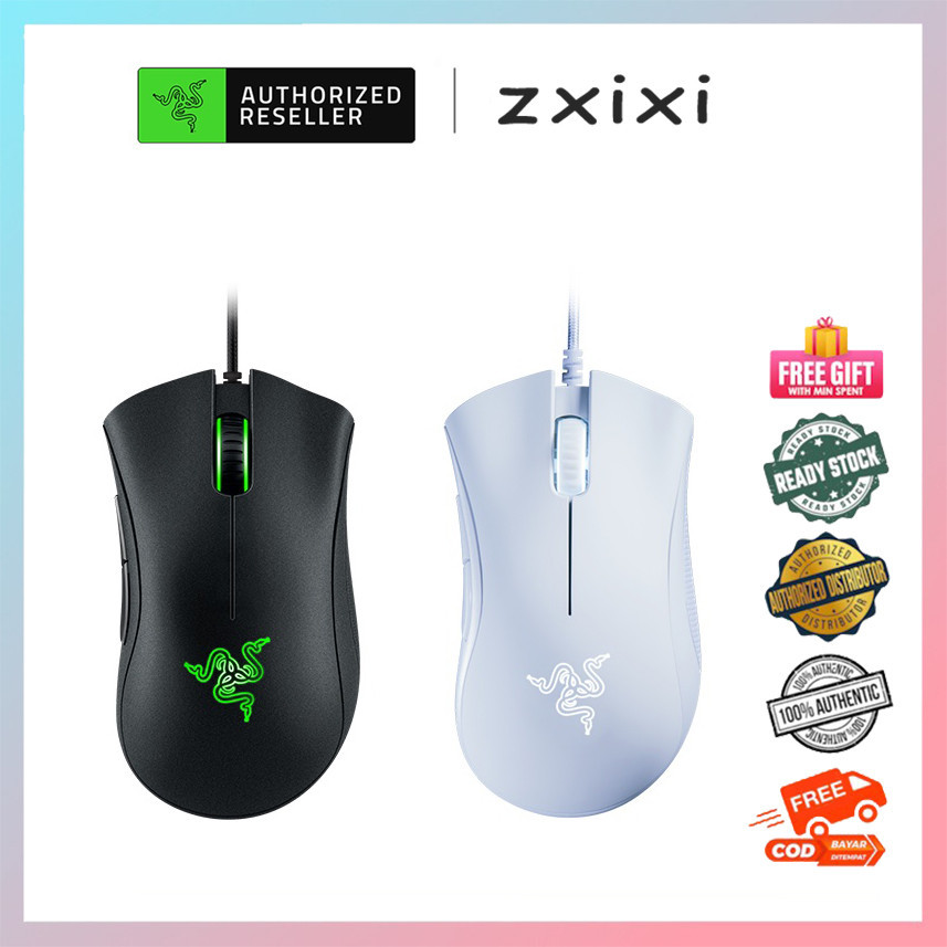 Razer Deathadder Essential Wired Gaming Mouse 6400 DPI Optical ...