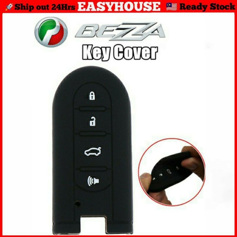 LOCAL SELLERSILICONE Car Remote Control Key Cover/Case Perodua Bezza ...