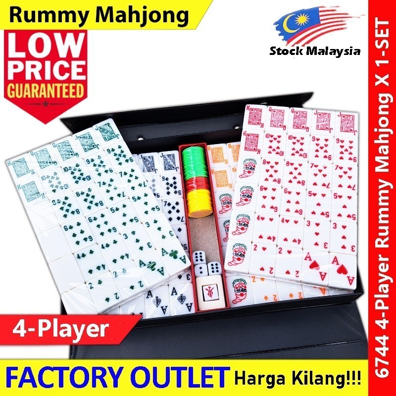 READY STOCK!!! Rummy Mahjong 4-Player/ Lami Mahjong / Cinami Mahjong ...