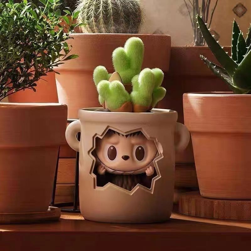 Genuine POPMART POPMART LABUBU Labu THEMONSTERS Can't See Me Series ...