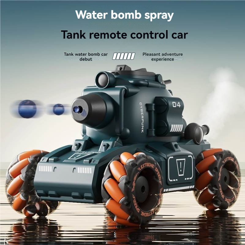 Gesture Sensor Water Bomb Spray Tank 360°All-round Rotating Battle ...