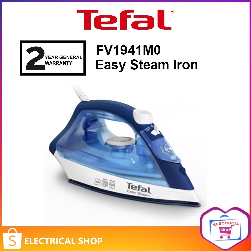 Tefal FV1941 Easy Steam Iron FV1941M0 (1200W) Iron / Philips 1000 ...