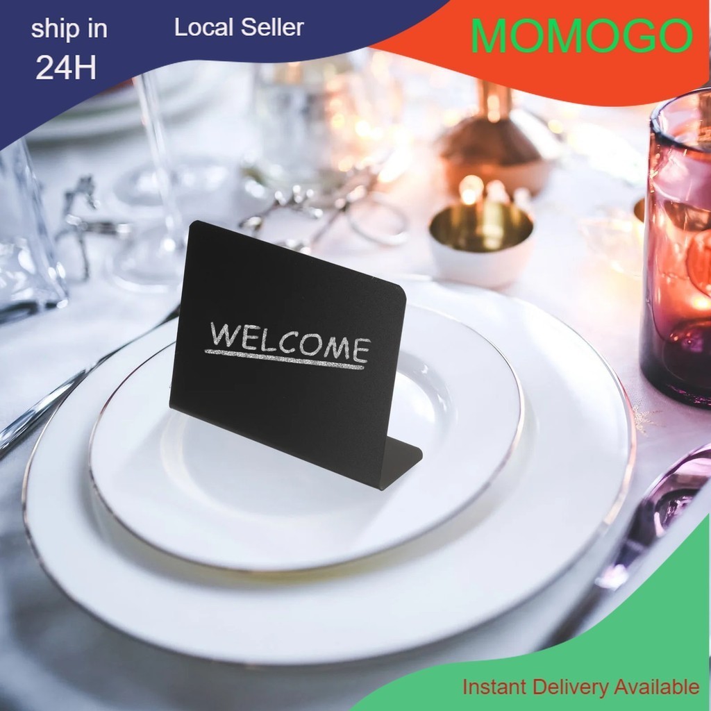 Erasable Mini Chalkboard Price Tag Holder Mini Desktop Signage Price ...