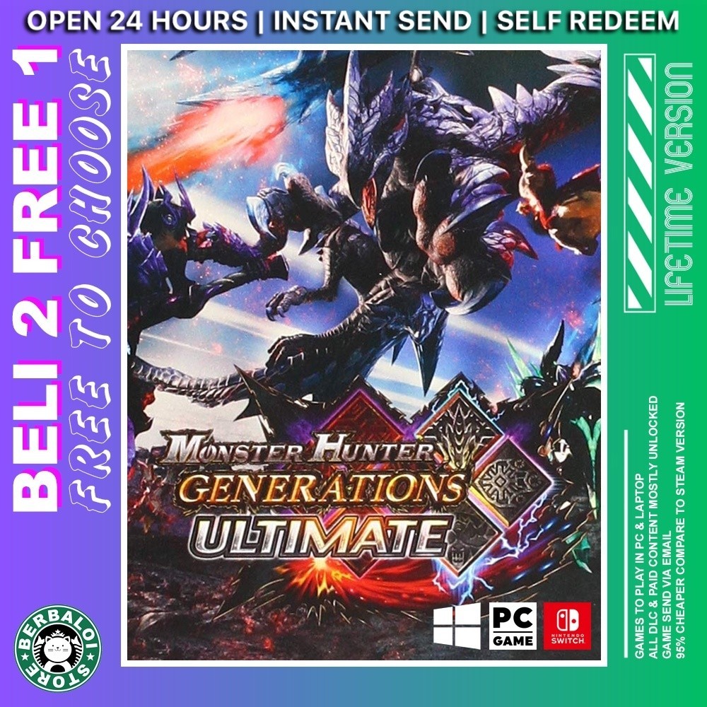 [FAST SEND] MONSTER HUNTER GENERATIONS ULTIMATE – MOD + SWITCH EMU ...