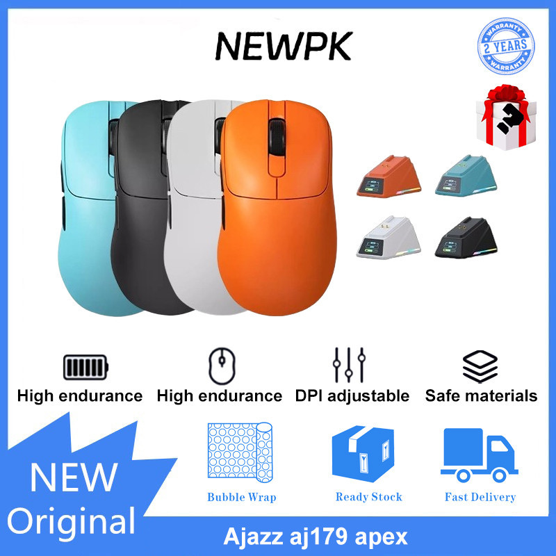 Ajazz aj179 apex Wireless Three mode Right hand E-sports Game Mouse ...