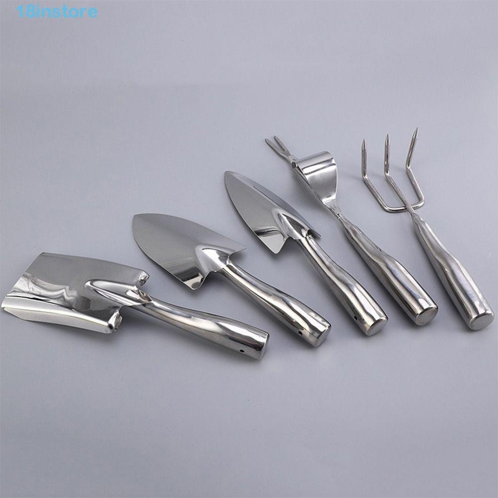 INSTORE Gardening Shovel Rake Spade Set, Anti-Rust Thickened Weeding ...