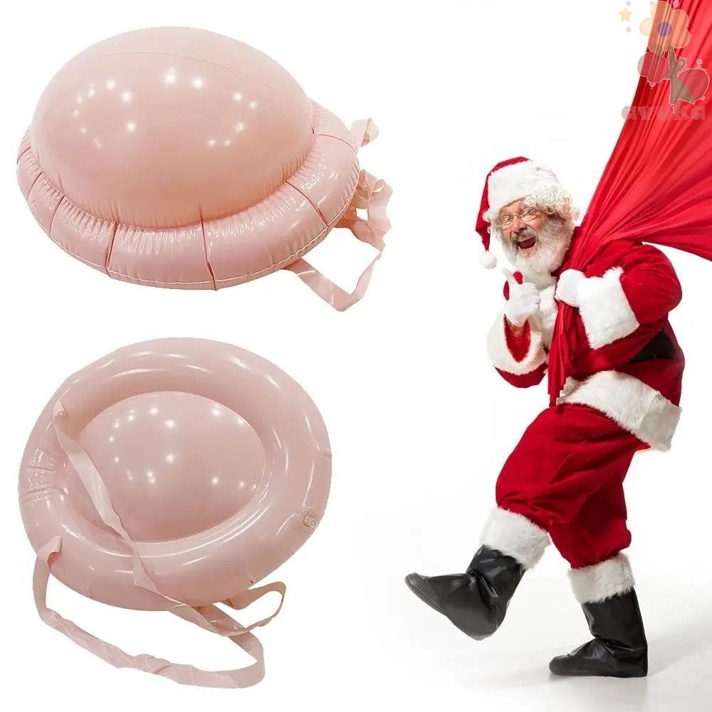 AVUKA Inflatable Belly, False Belly Christmas Fake Santa Claus Belly ...