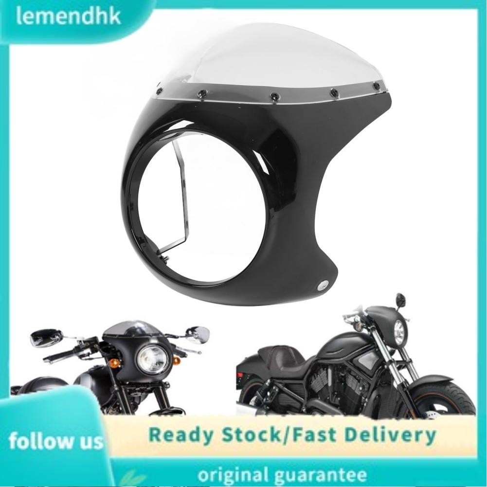 Lemendhk 7in Front Motorcycle Headlight Fairing KIMISS Mask Fork Cowl ...