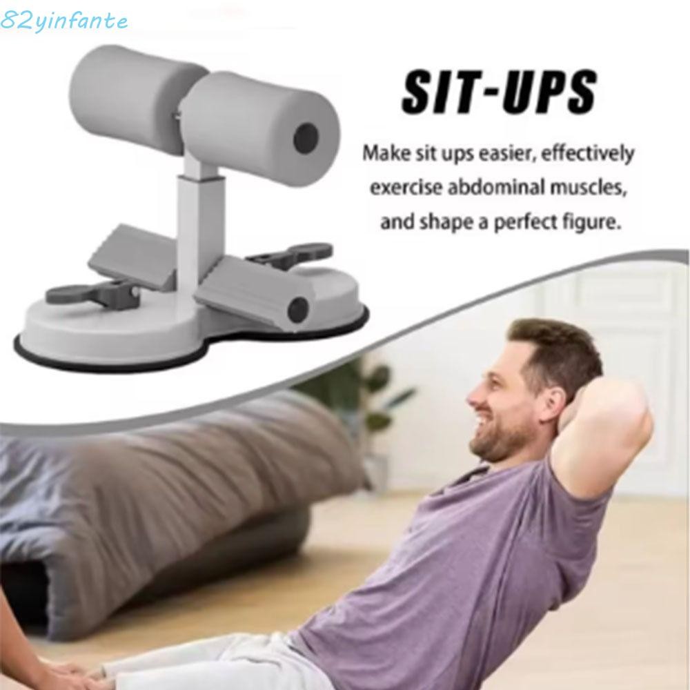 YINFANTE Sit Up Assistant, Suction Cup Type With Tension Rope Fitness ...