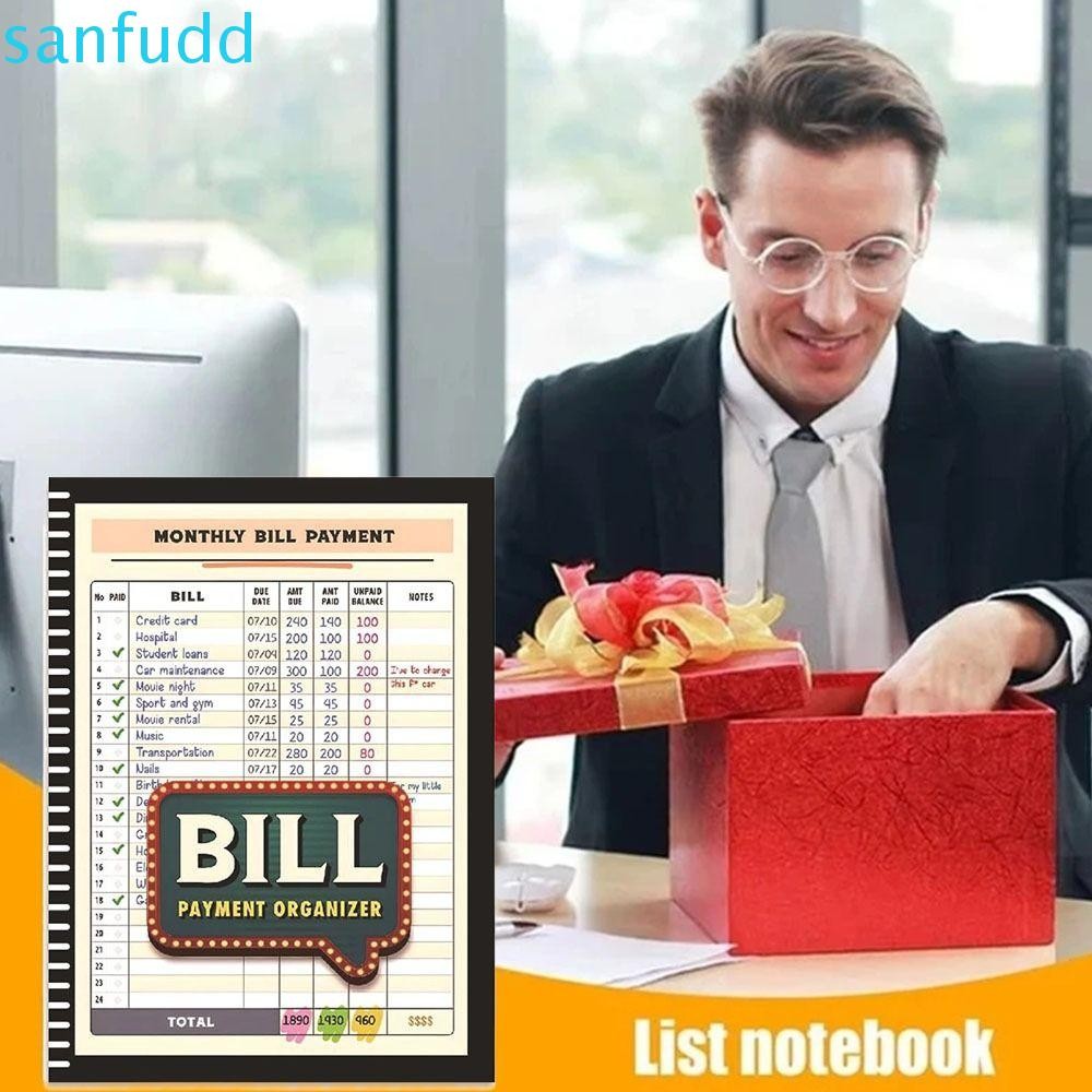 SANFUDD Bill Tracker Notebook, With 1150 Billing Records Efficient Life ...