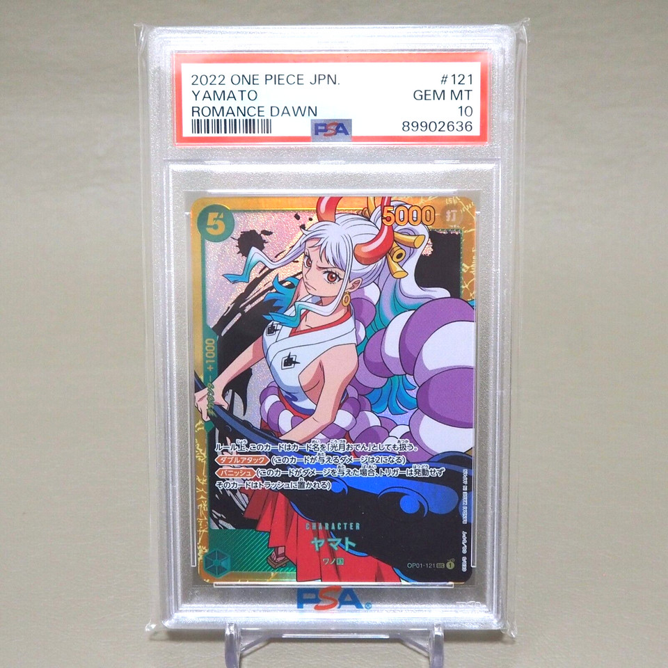 One Piece Card PSA10 Yamato OP01-121 SEC Secret Romance Dawn 2022 Japanese PS317 | Shopee Malaysia