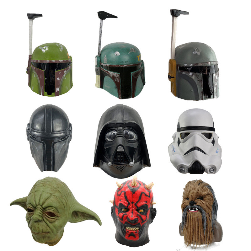 Star Wars Helmet, Master Yoda Mask, The Mandalorian Helmet, Boba Fett ...