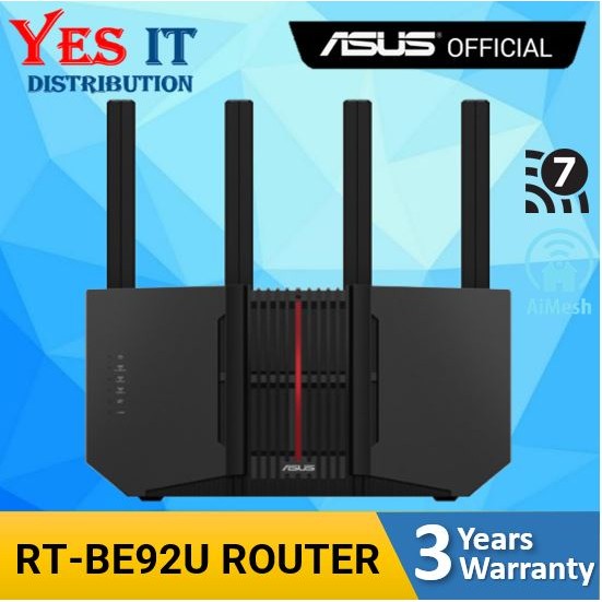 ASUS RT-BE92U BE9700 TRI BAND WIFI 7 ROUTER | Shopee Malaysia