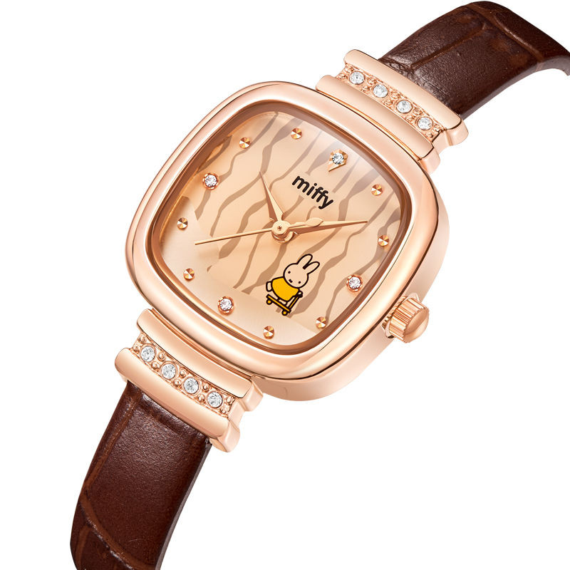 Miffy cute little sugar cube Miffy rabbit quartz diamond waterproof ...