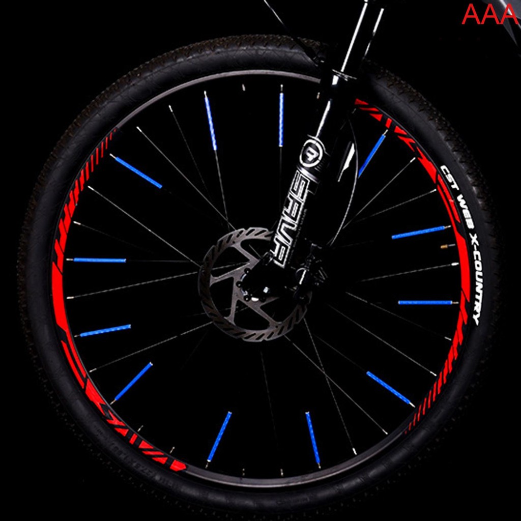 Bicycle Wheel Spoke Reflector Reflective Warning Strip Cycling Wheel ...