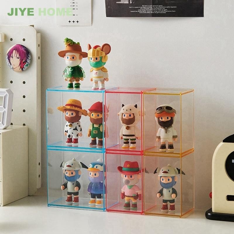 Acrylic Blind Box Display Case Stackable Transparent Storage Rack for ...
